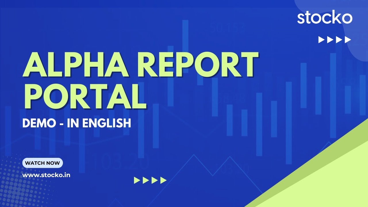 ALPHA PORTAL DEMO - In English | Stocko | A Trading Platform By Traders ...
