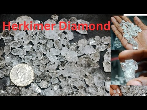 Herkimer Diamond 💎.  #crystals #diamond #video #gemscompany #trending #rough #loosestone #rings #gem