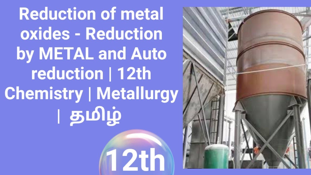 Reduction of metal oxides - Reduction by METAL & Auto reduction | 12th ...