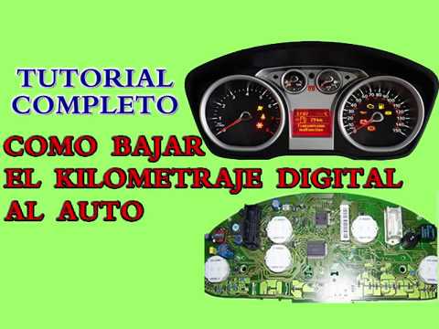 Como Bajar el Kilometraje Digital al Auto - Reprogramar tableros ...