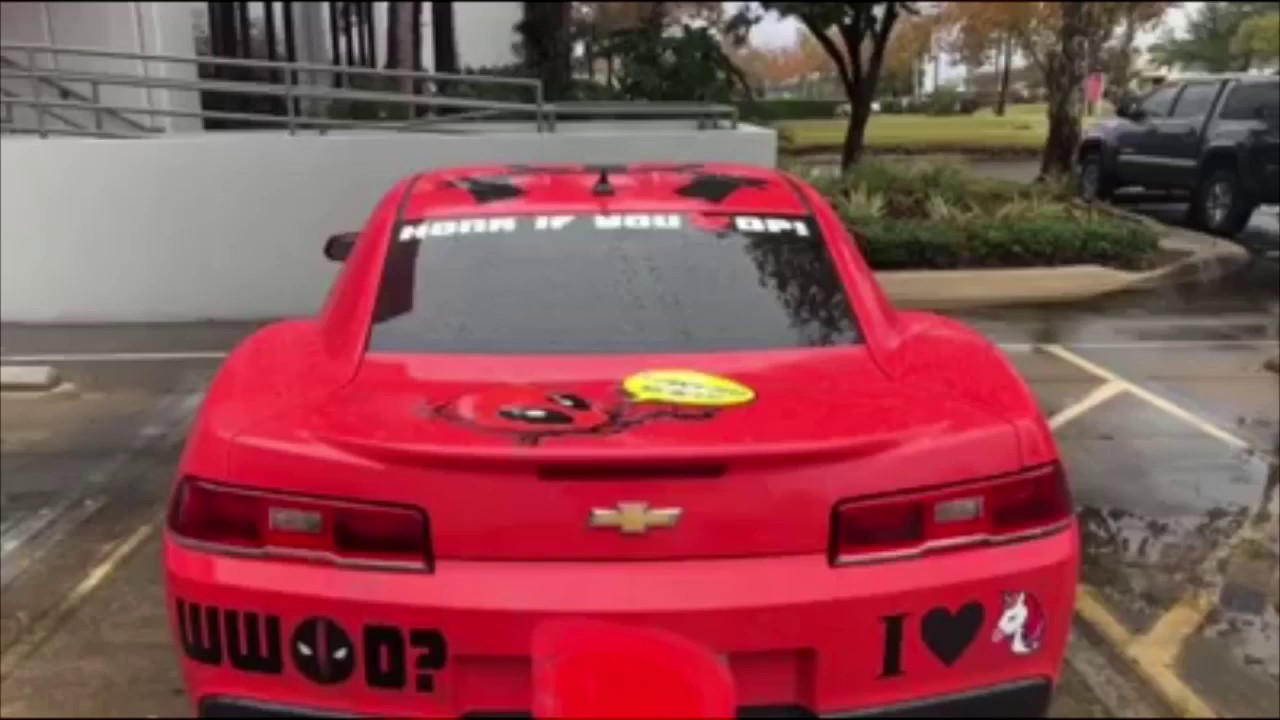 SYFY Bartow Presents an Awesome themed car Deadpool - YouTube
