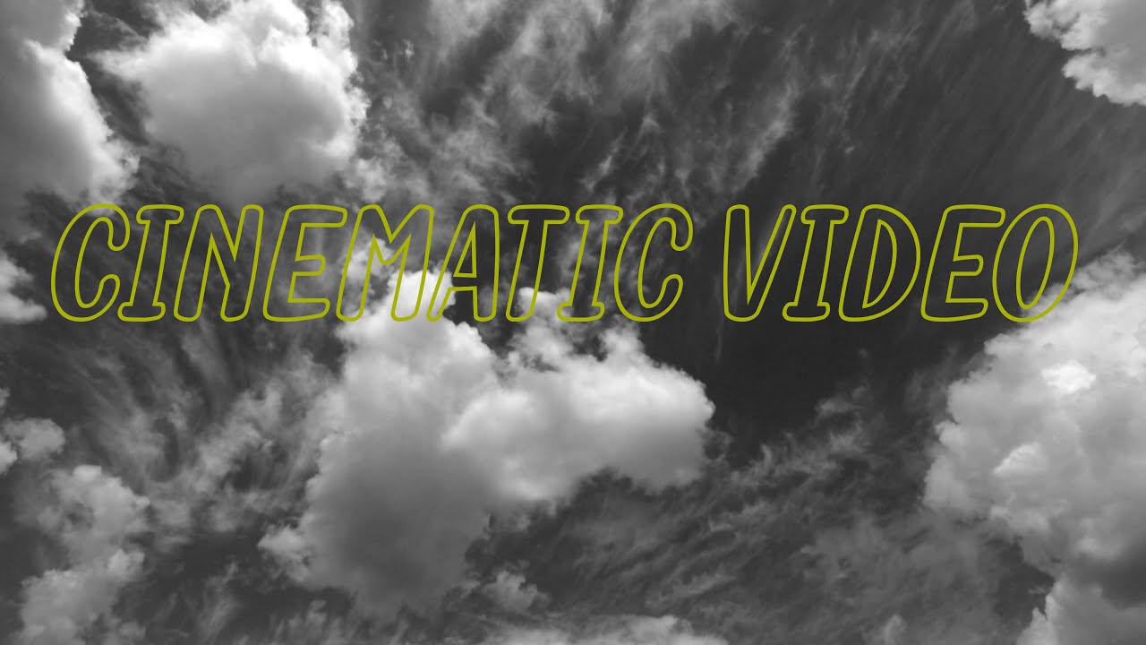 Cinematic video clip of sky - YouTube