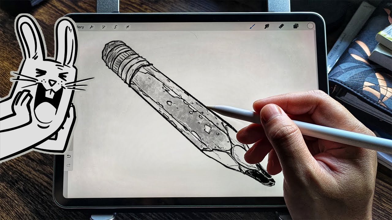 How to draw worn out pencil ️ Easy Drawing Tutorial - YouTube