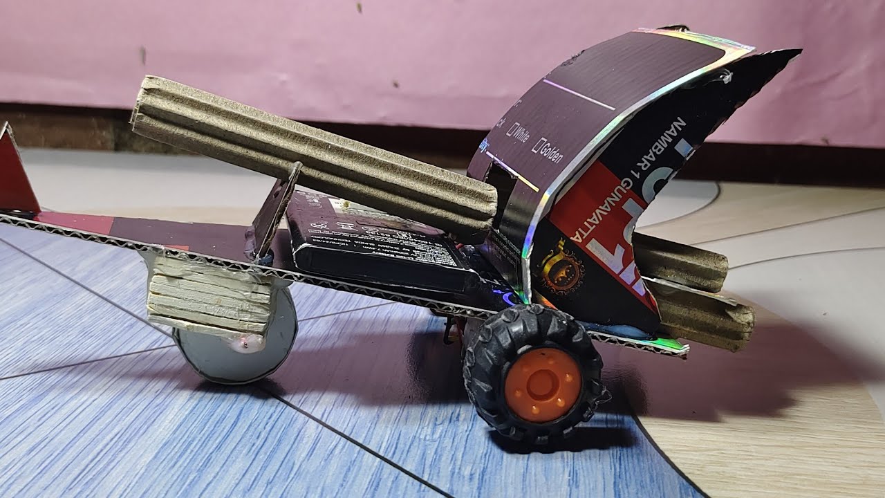 how to make cardboard juddho missile car very easy - YouTube