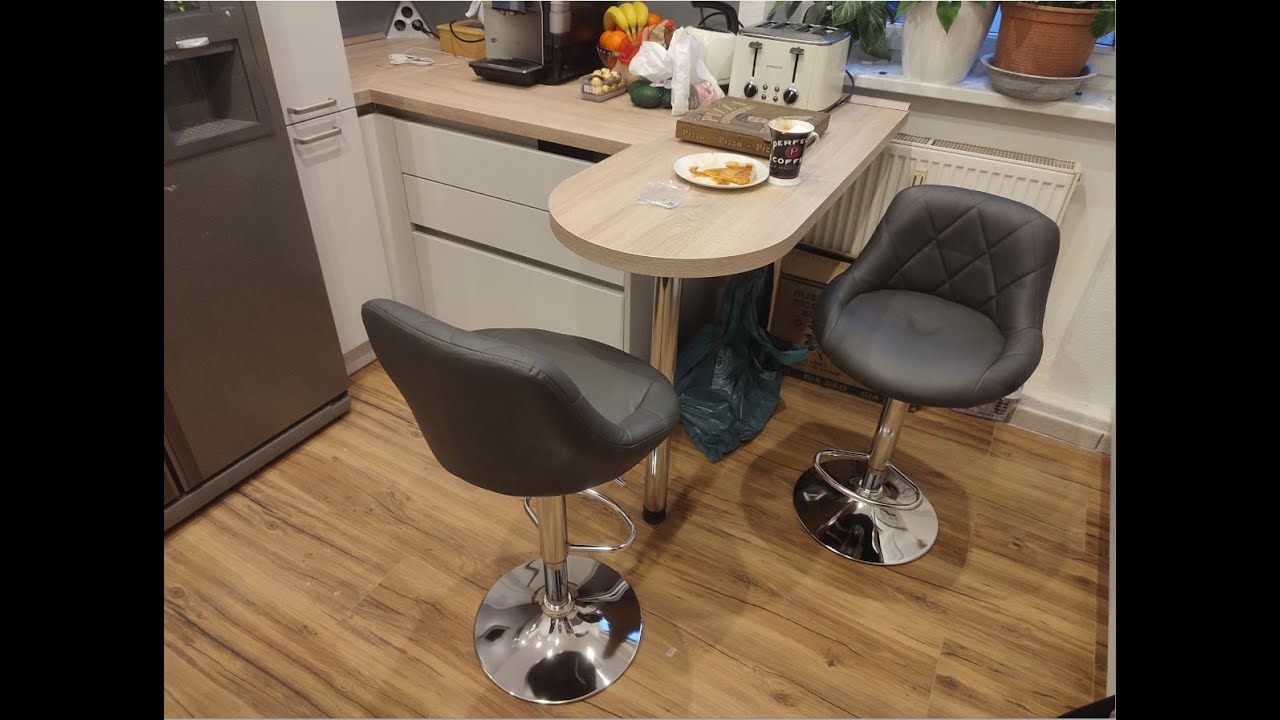 Assembly barstool - Barhocker Zusammenbau - DIY - 1098 - YouTube