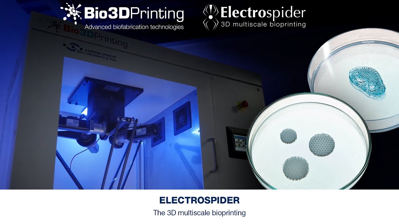 Electrospider, the 3D multiscale bioprinting - YouTube