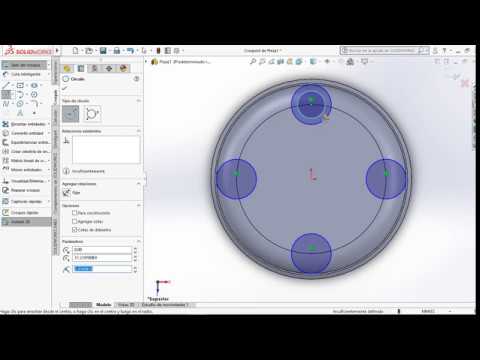 Generar una tapa de un Distribuidor - SolidWorks - YouTube