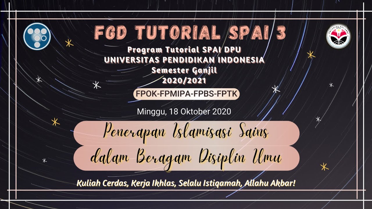 Pekan 3 - FGD Tutorial SPAI Room 1 - YouTube