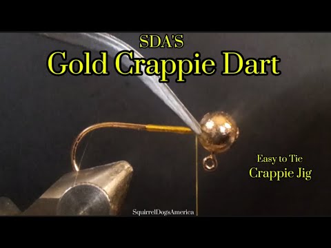 The Gold Crappie Dart ,, Crappie Jig (#1 of the Gold Series) #crappie # ...