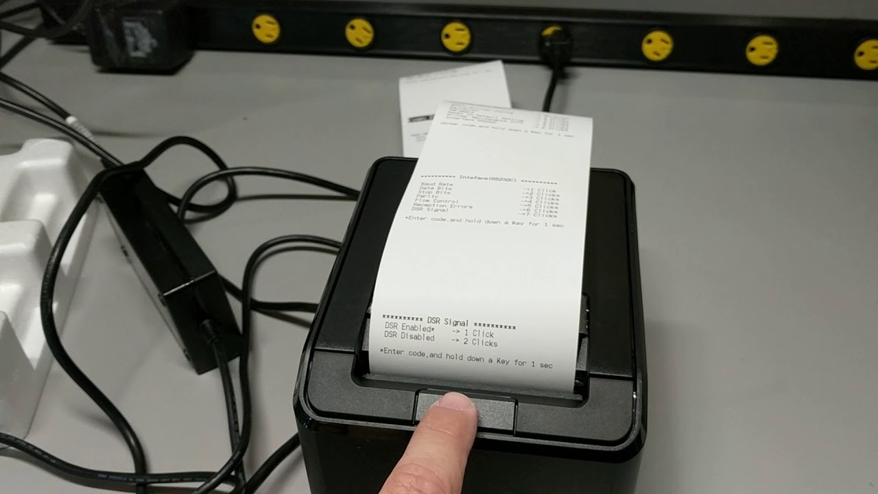 Programming 7199 printer for Aloha - YouTube