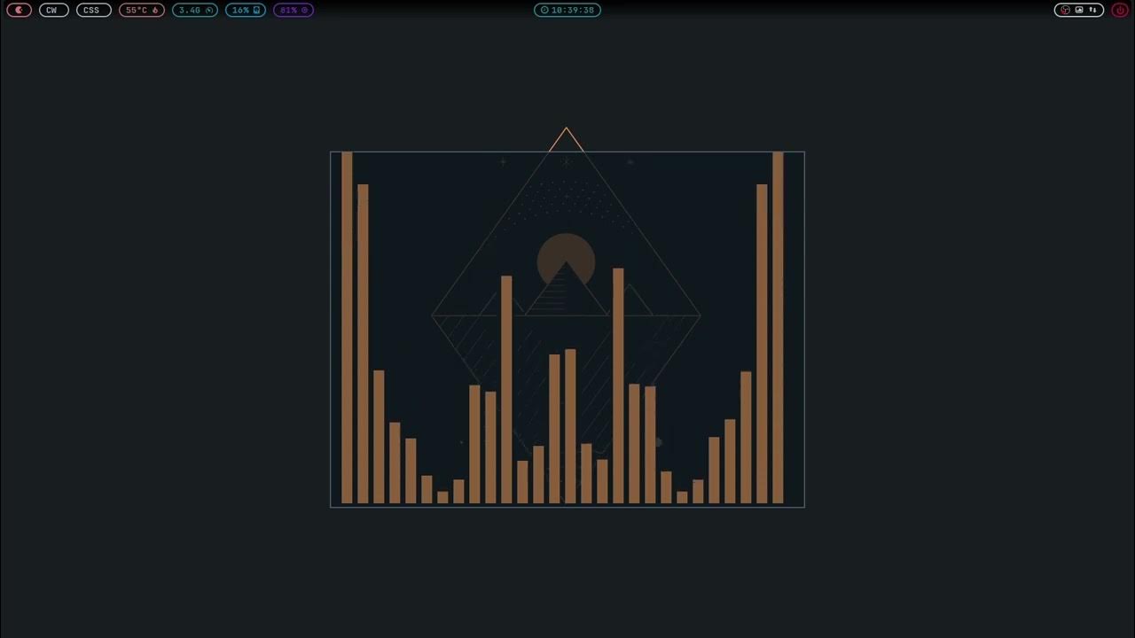 ArcoLinux : 3806 Experimenting with Cava and Python-pywal - YouTube