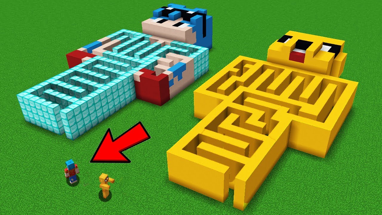 MINECRAFT: Laberinto MIKECRACK Vs Laberinto TIMBA VK 😱😂 La BASE SECRETA ...