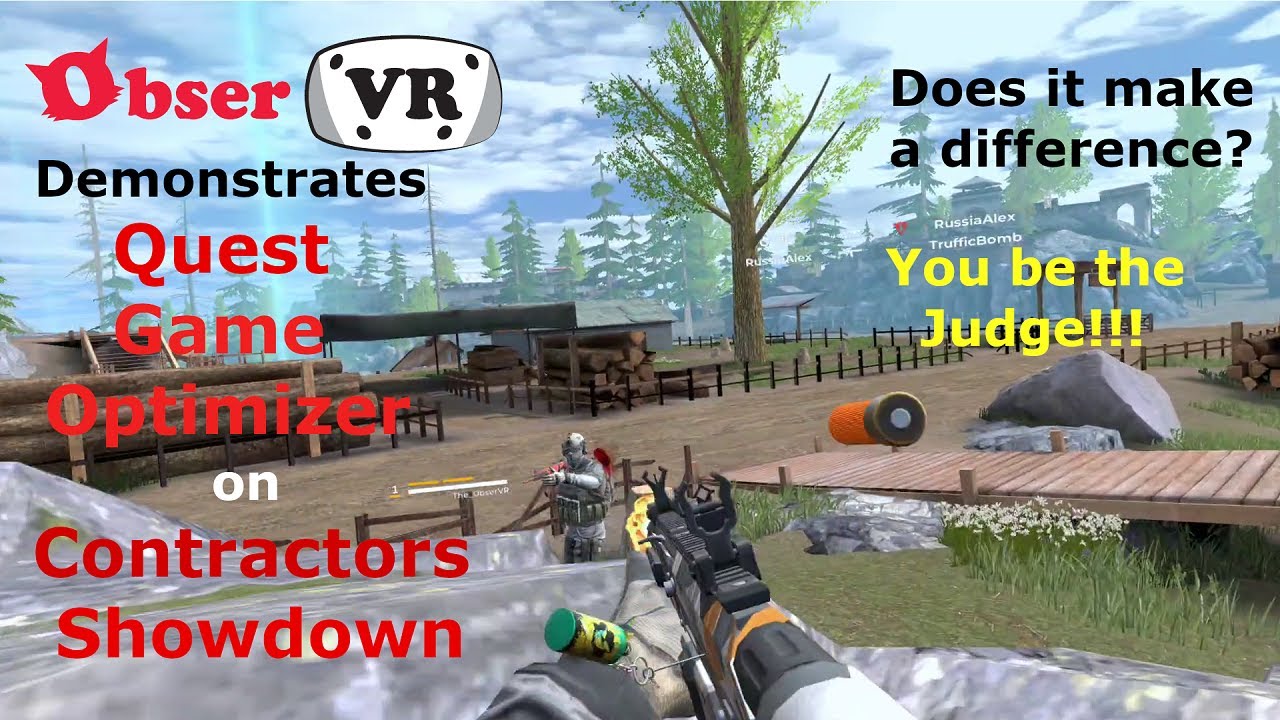 Quest Game Optimizer on Contractors Showdown Comparison - YouTube