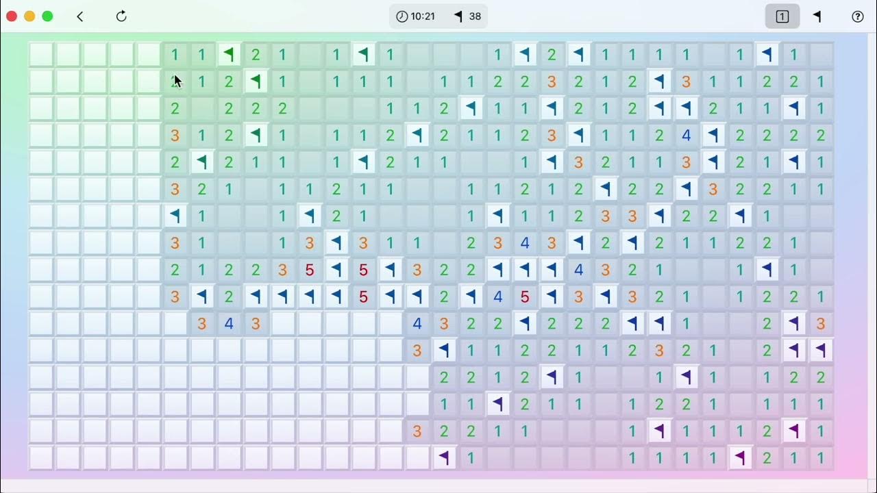 ASMR Logic ~ Minesweeper ~ Step by Step Advanced 2 - YouTube