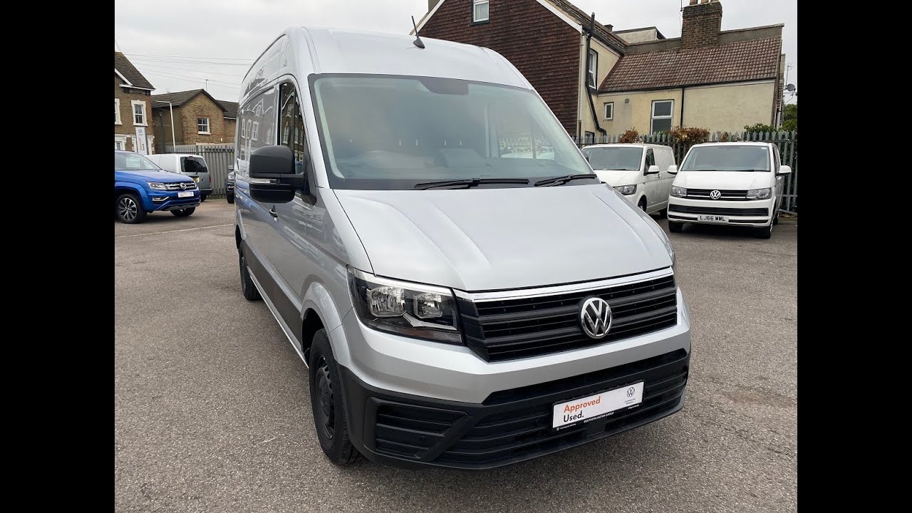 Volkswagen Crafter CR35 Startline MWB Panel van 140 PS YR21 CFP - YouTube