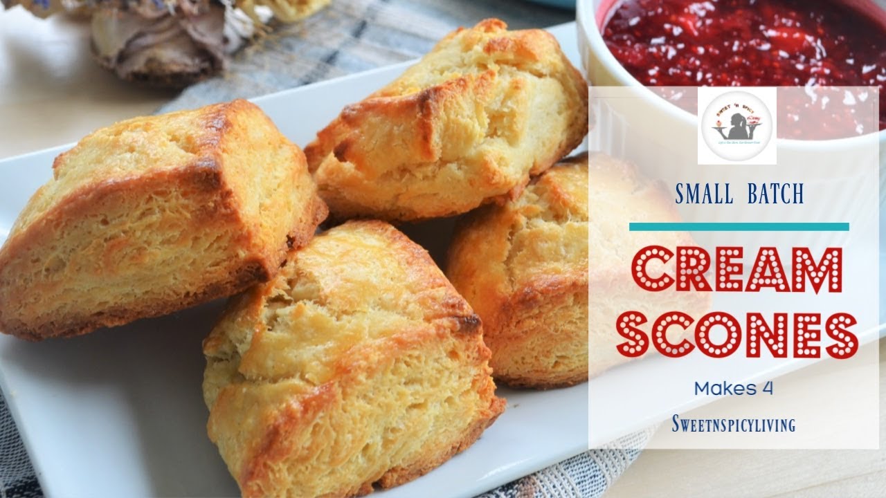 Small Batch Flaky Cream Scones (EP #111) - YouTube