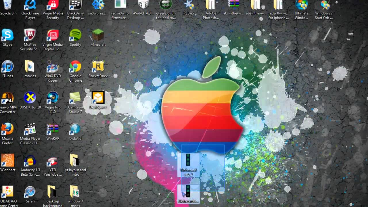 windows 7 mods- how to change start button - YouTube
