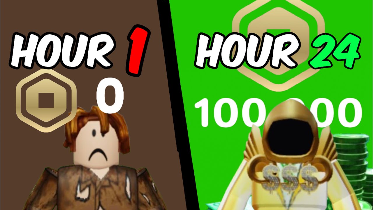 How much ROBUX can you make in 24 hours…? (2024) - YouTube