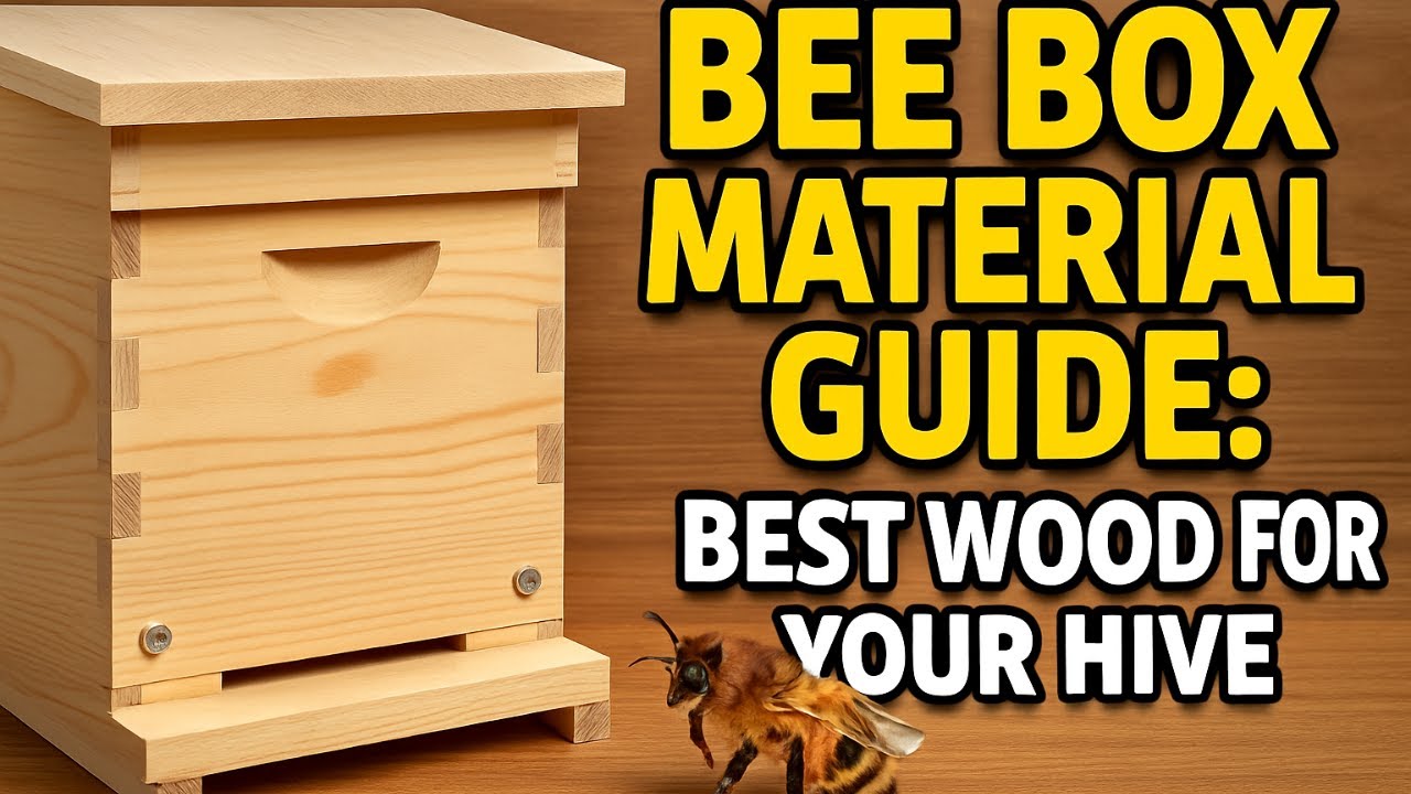 Bee Box Material Guide: Best Wood for Your Hive - YouTube