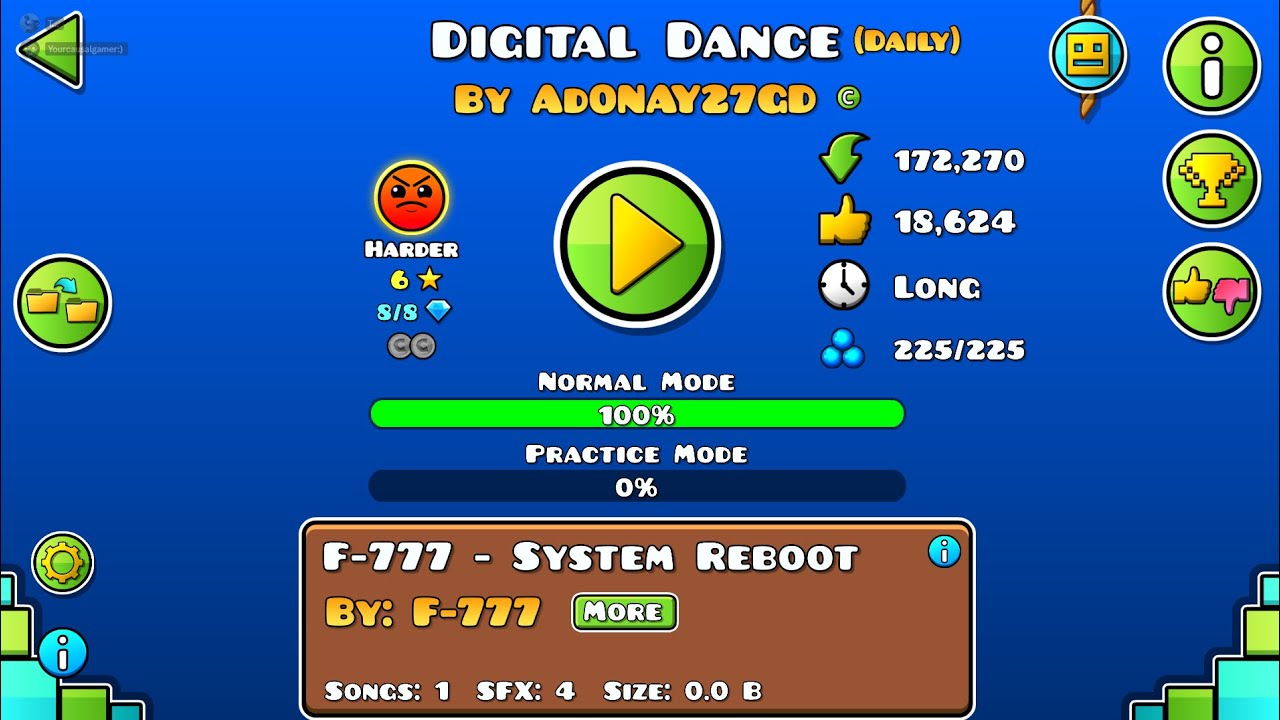 Geometry dash Digital dance - YouTube