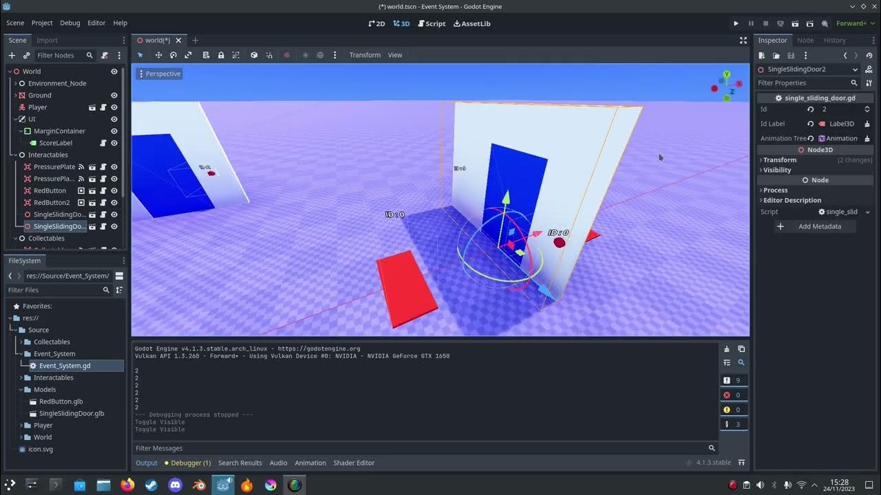 Godot Chef Tutorial Episode 2 - Event System - YouTube