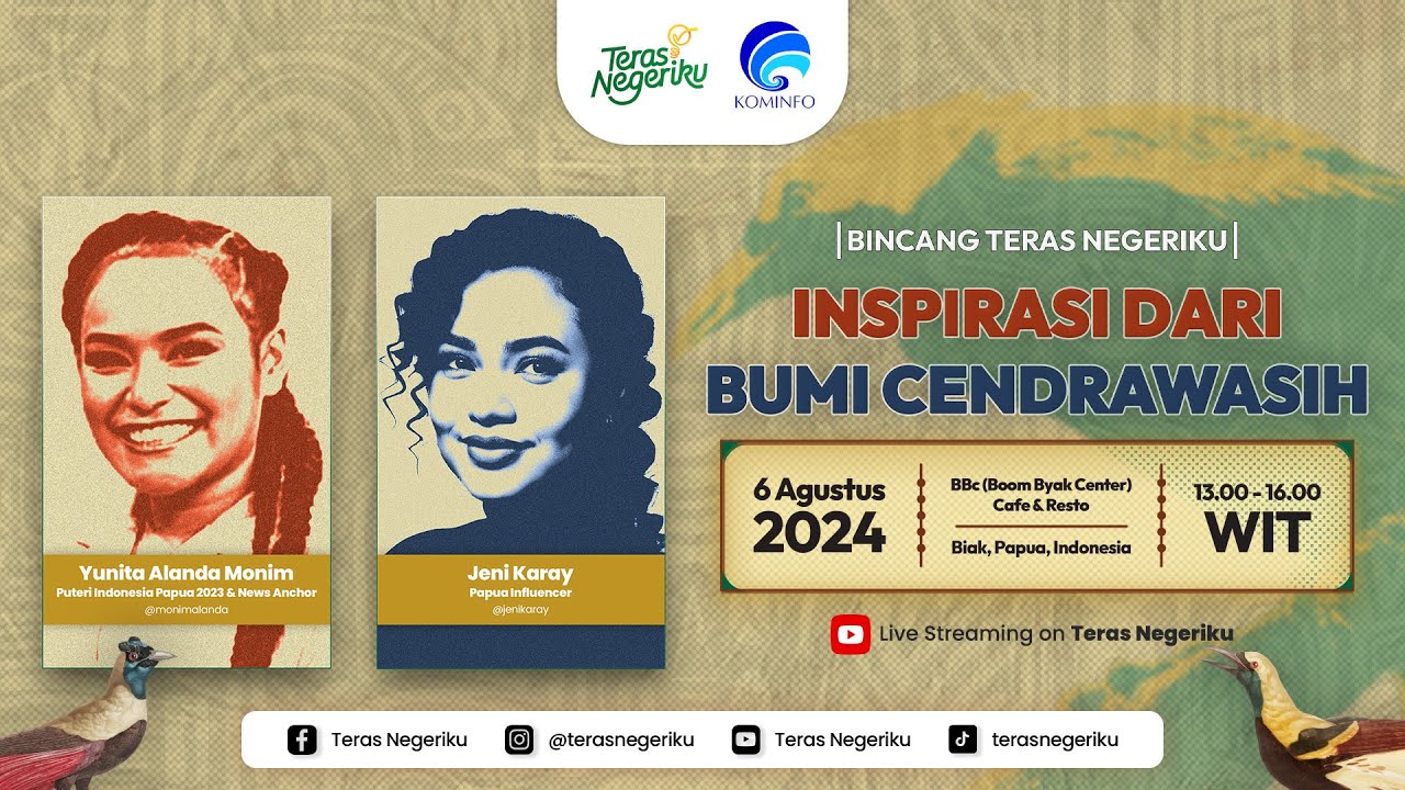 Bincang Teras Negeriku "Inspirasi dari Bumi Cendrawasih" - YouTube