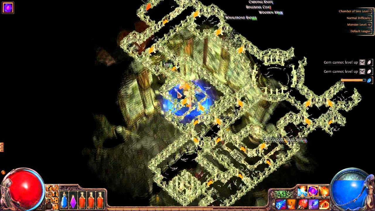 Path of Exile, Chamber of Sins (Level 1) - YouTube
