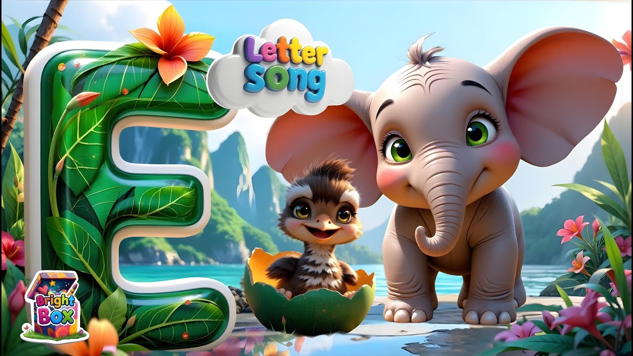 Letter E song | Learn ABC phonics song for kids | Learn Alphabet for ...