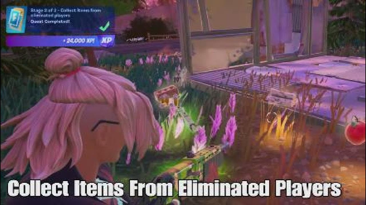 Collect Items From Eliminated Players - Stage 2 of 2- Fortnite Week 5 ...