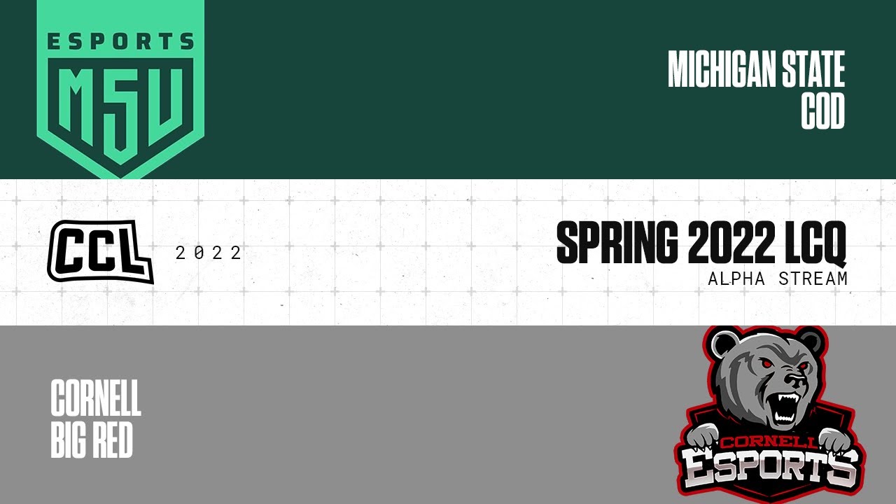 Michigan State COD vs Cornell Big Red | Spring 2022 | LCQ Week 1 Alpha ...