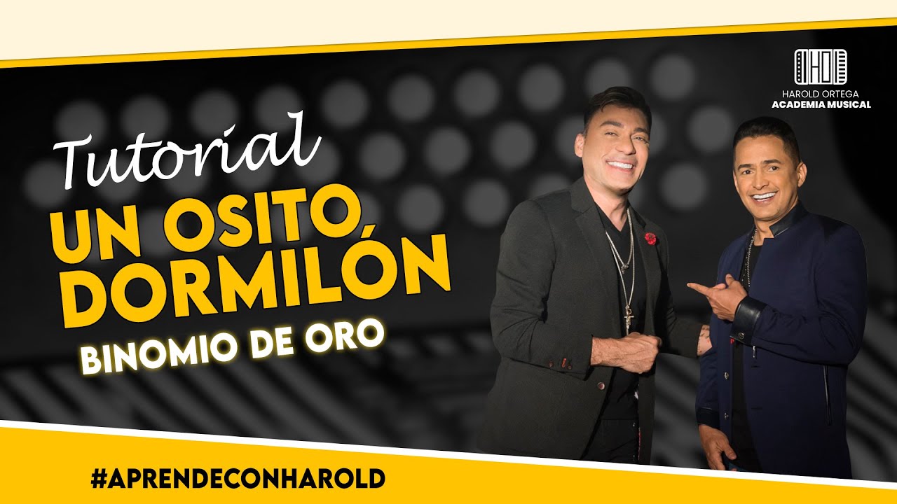 Un Osito Dormilón (Tutorial acordeón) - YouTube