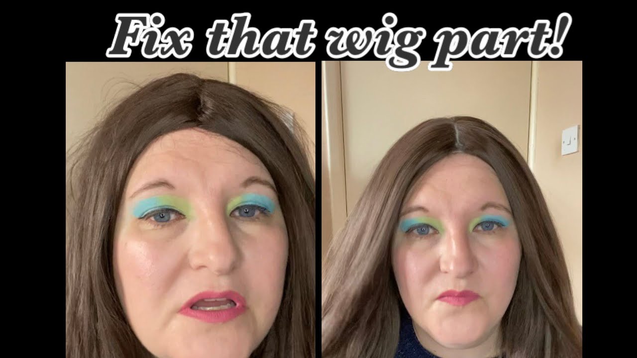 Whaaat? Not a lace front? How to fix a hard front wig and make it look ...