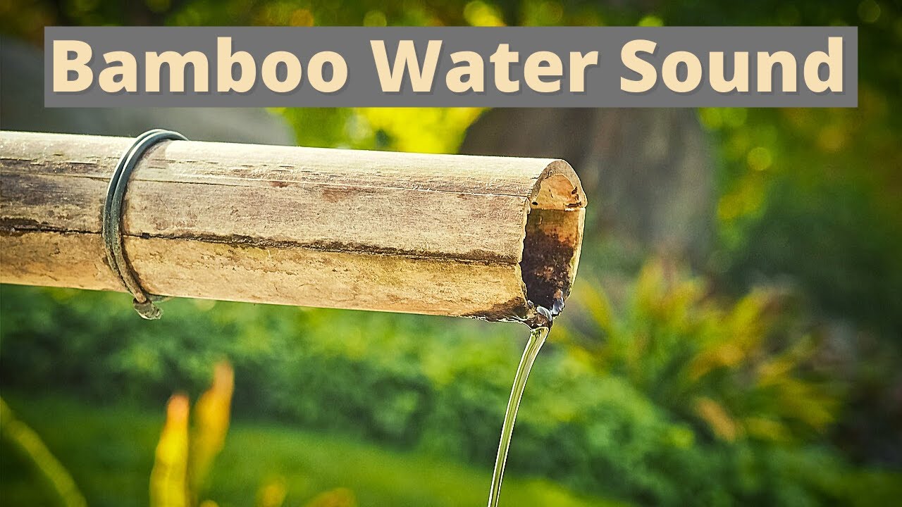 Bamboo Water Sound | Zen, Peaceful, Relaxation | 10 Hours - YouTube