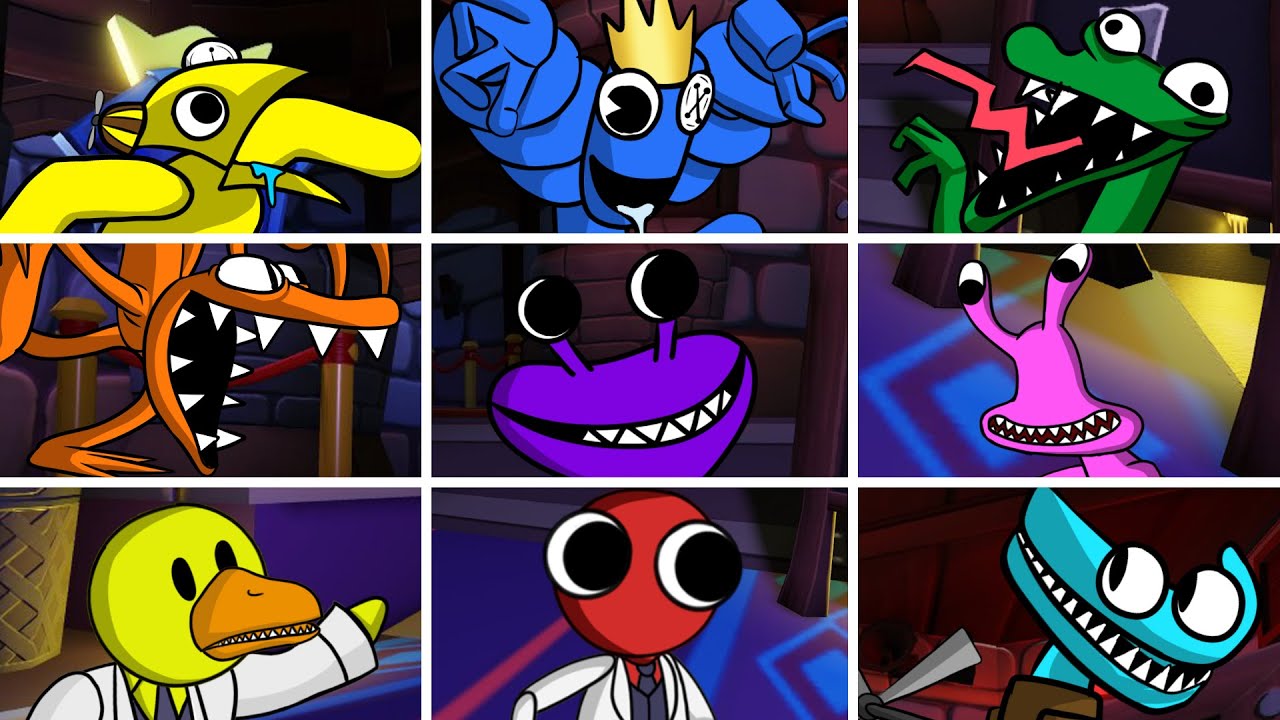 NEW Rainbow Friends Vs Reverse Rainbow Friends Chapter 2 🎶 FNF New Mod ...