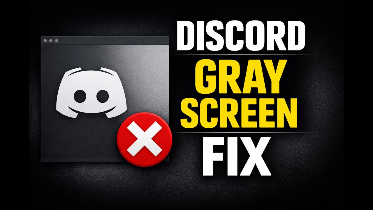 Discord Loading Screen Black Window Problem Fixed - YouTube