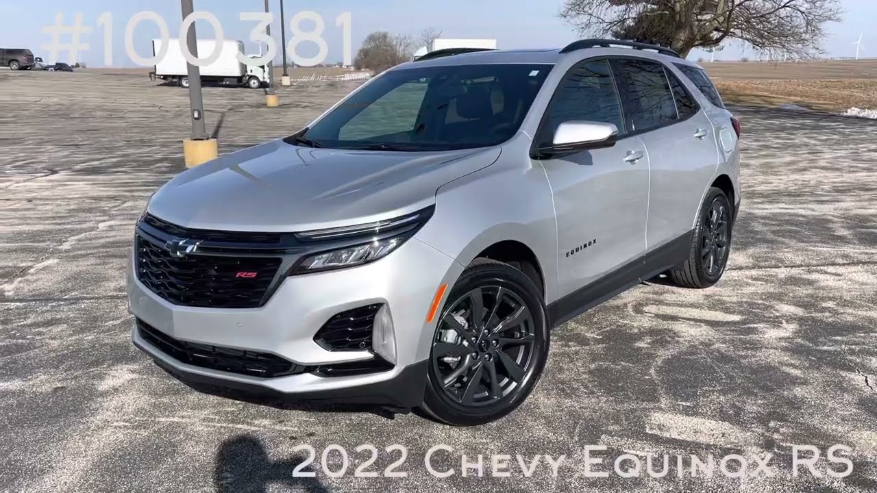 #100381 2022 Chevy Equinox RS - YouTube