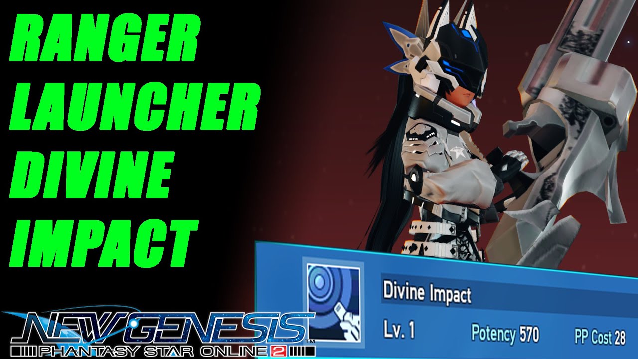 PSO2:NGS Launcher Divine Impact New PA Test - YouTube