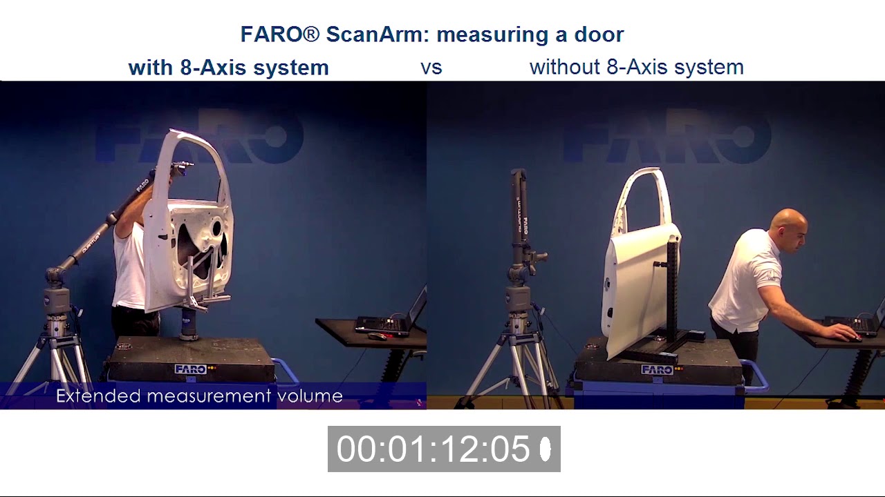Saving Time with the 8-Axis Portable Arm System - FARO ScanArm - YouTube