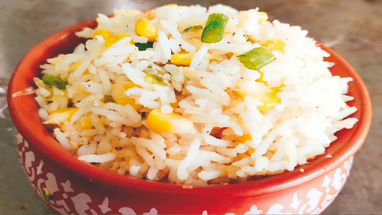 Sweet Corn Pulao - Restaurent Style Recipe of Butter Corn Rice - sweet ...