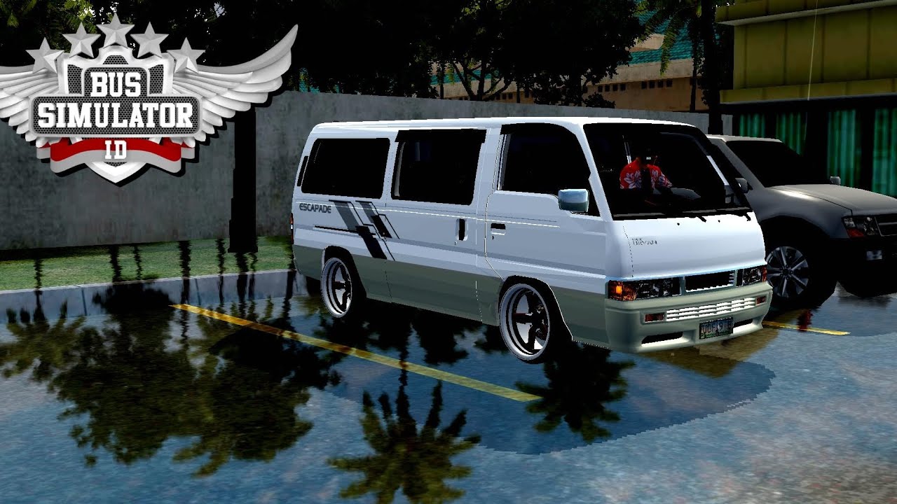 2007 Nissan Urvan VX Shuttle MODIFIED BUSSID MOD - YouTube