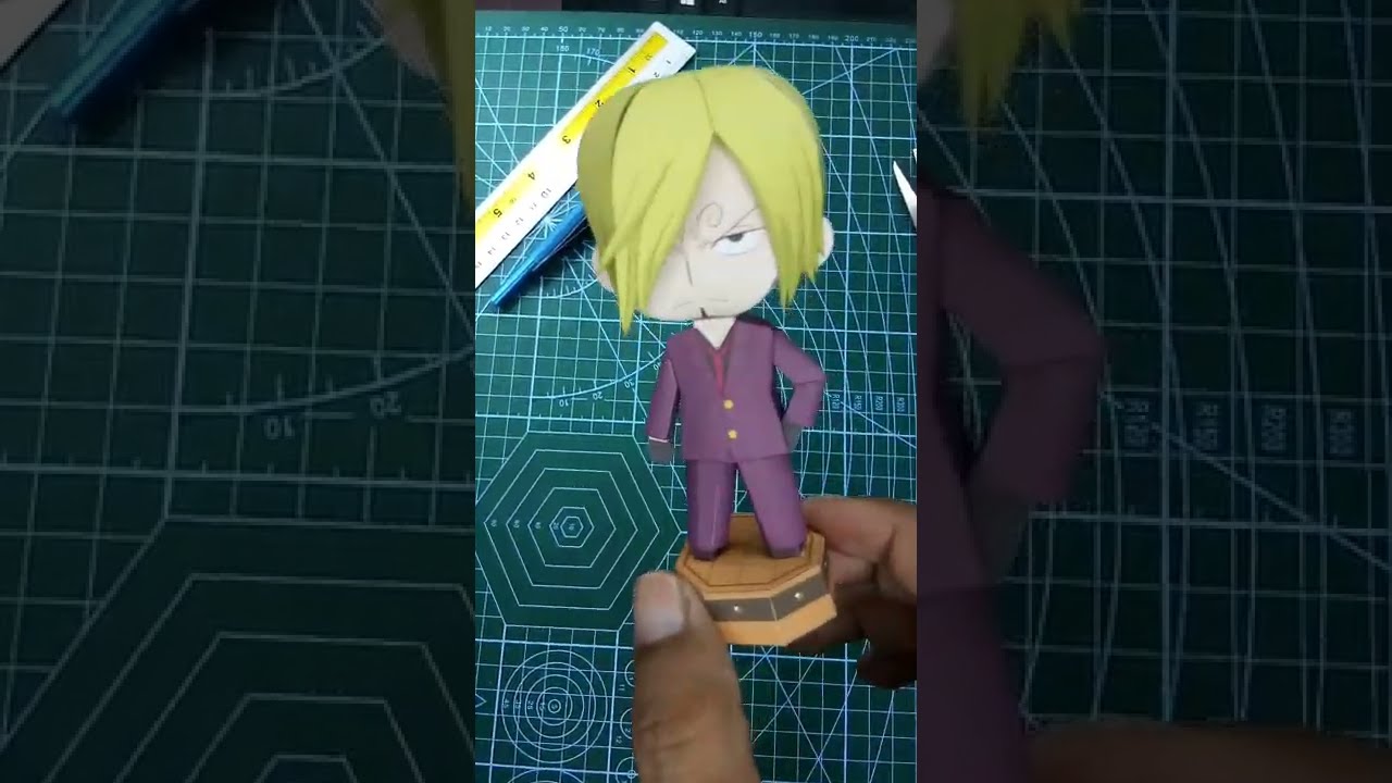 One piece: Sanji in wano (Papercraft) - YouTube