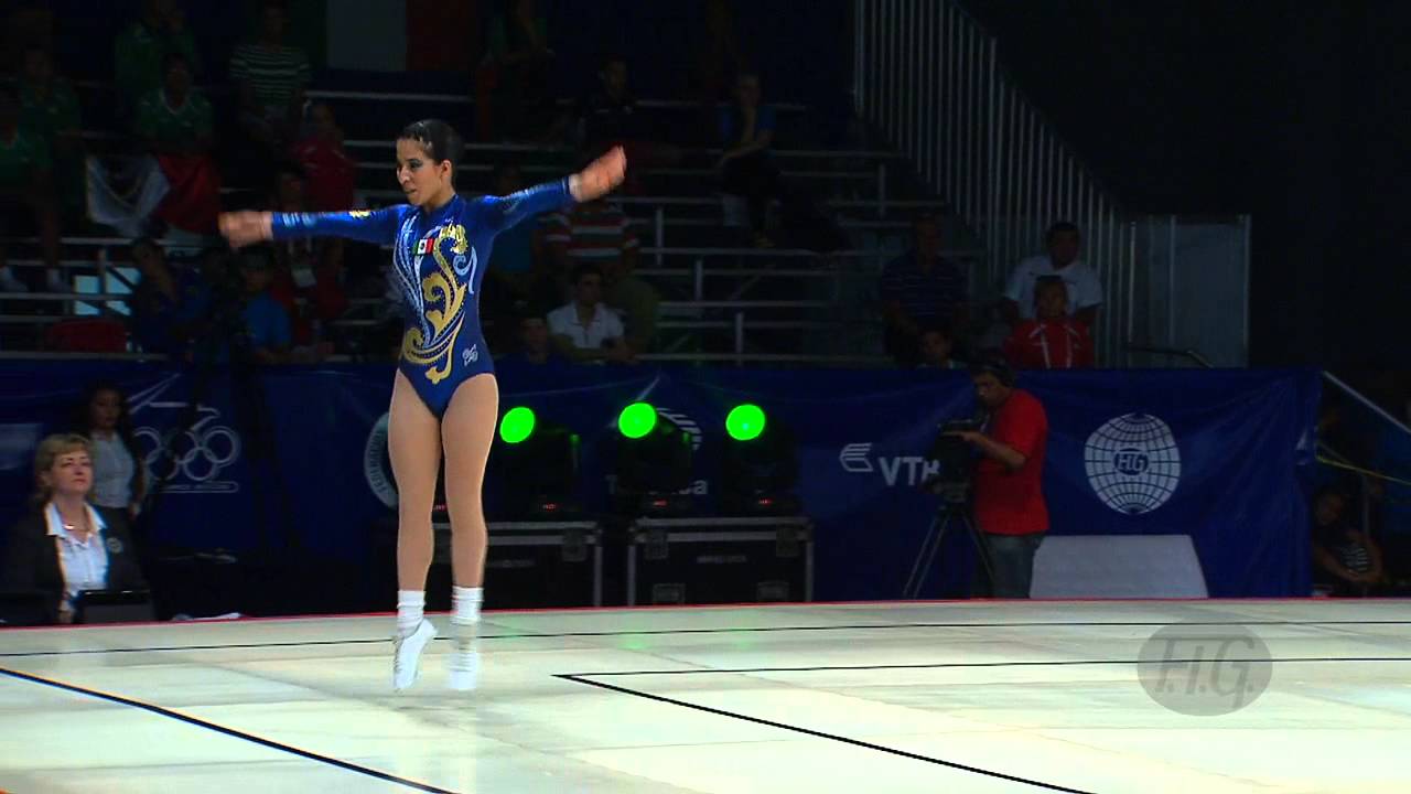 HERNANDEZ CAB Ingrid Amaris (MEX) -- 2014 Aerobic Worlds, Cancun (MEX ...