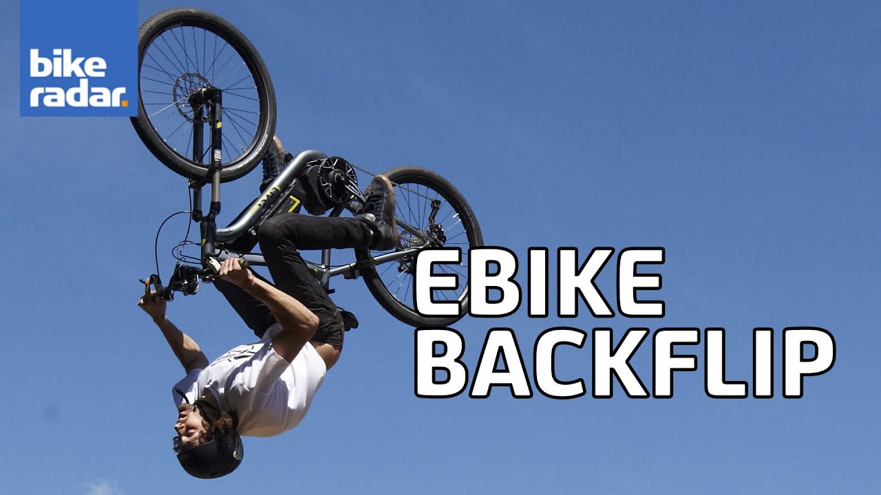 How to backflip an ebike - YouTube