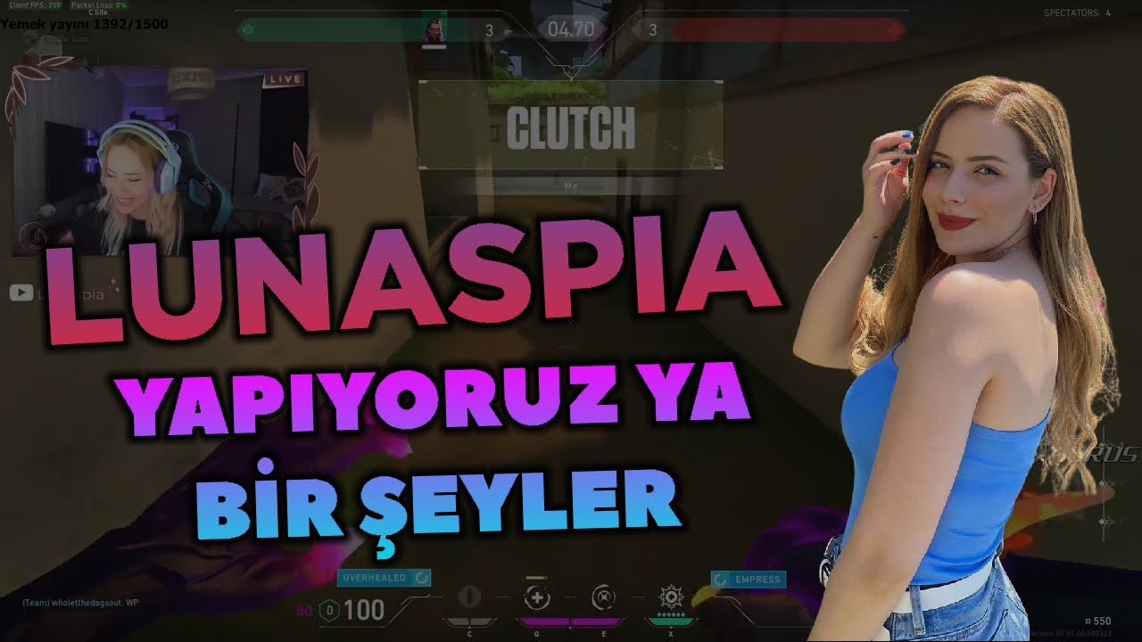 LUNASPİA REYNA İLE BU SPORU YAPIYOR..! | LUNASİPA VALORANT | LUNASİPA ...