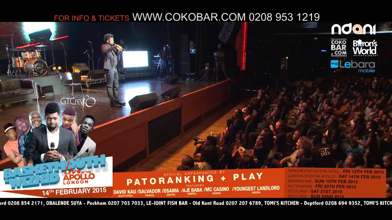 BASKETMOUTH - "KPEKUS" - BASKETMOUTH LIVE AT THE APOLLO - 14TH FEB 2015 ...