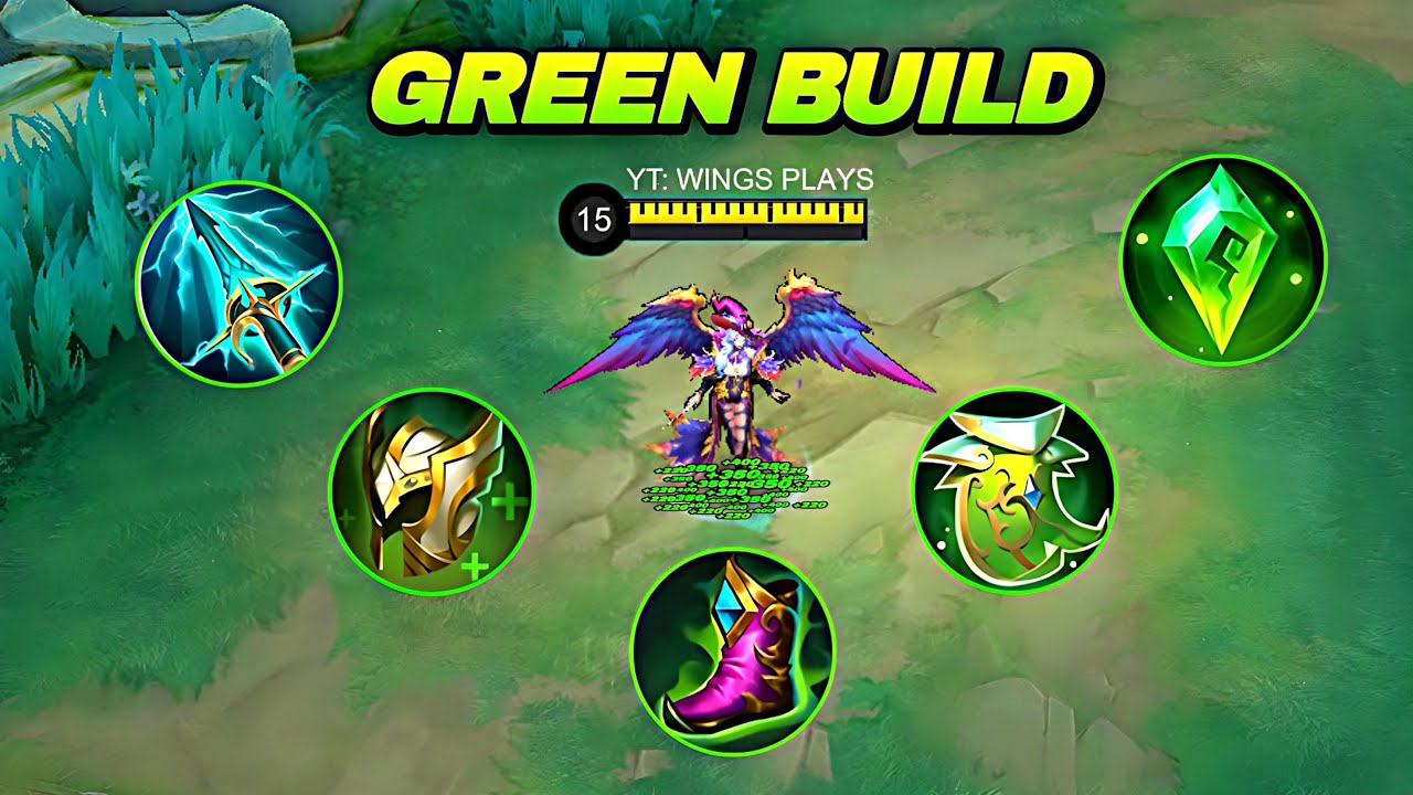 WHAT HAPPENS WHEN YOU USE GREEN BUILD ON ALICE? | BUILD & EMBLEM | MLBB ...