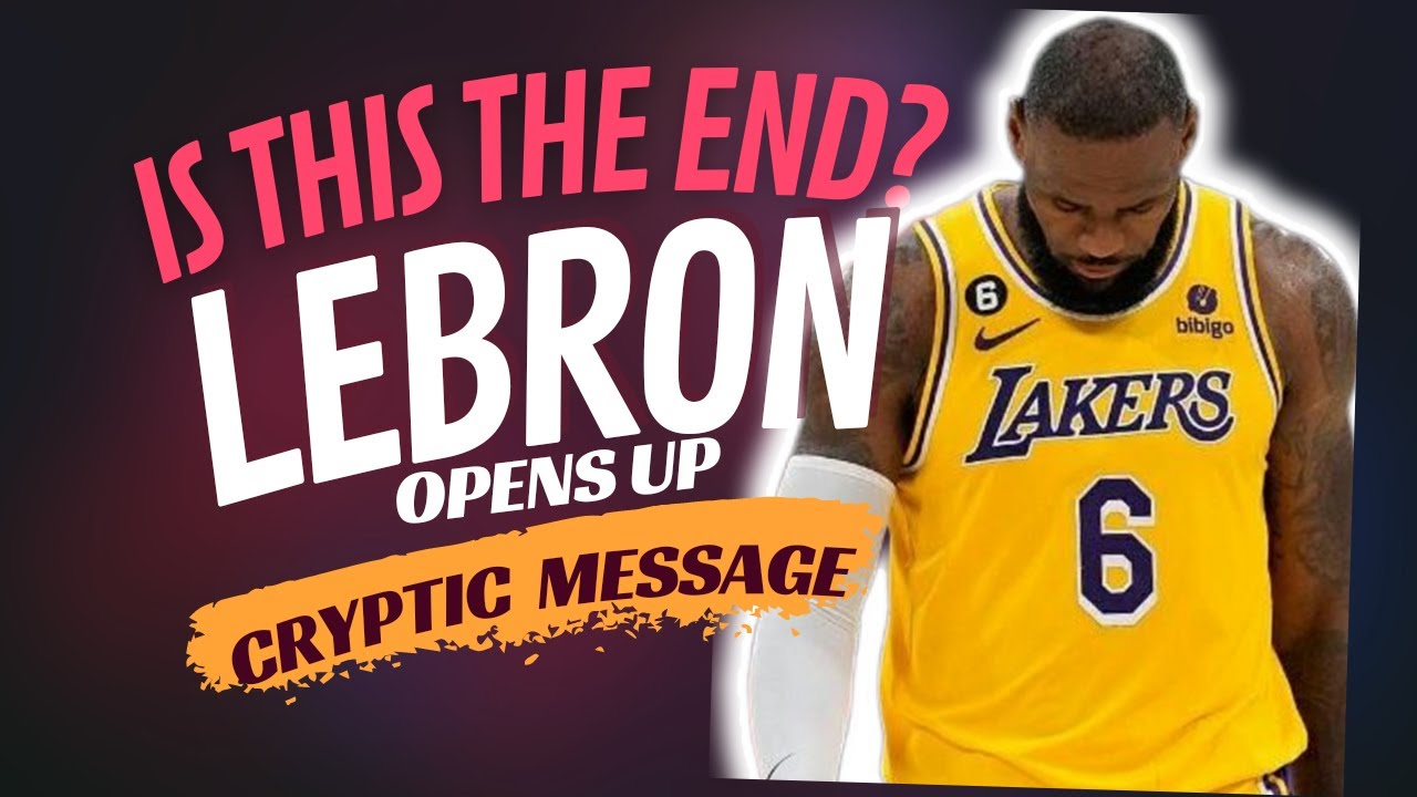 😲 LeBron James FINAL Post Game Interview? Lakers getting swept has him ...