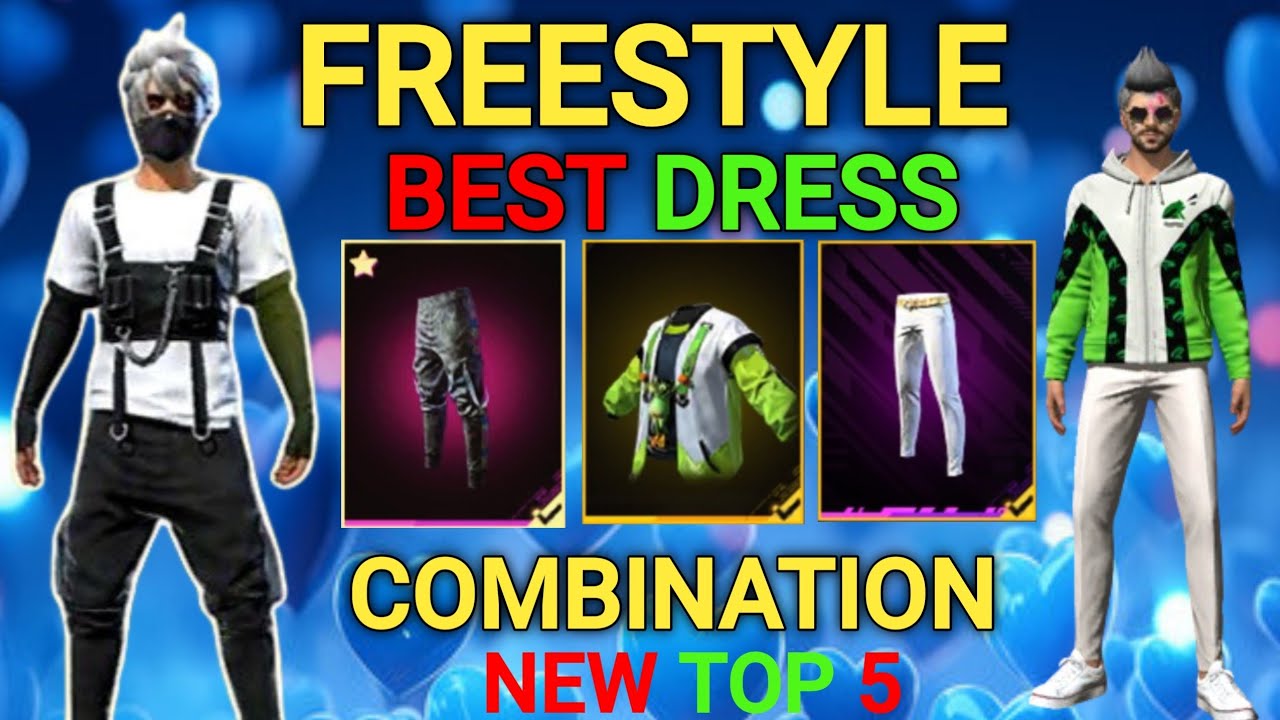 Free Fire Best Dress Combination Freestyle| Free Dress Combination 2024 ...