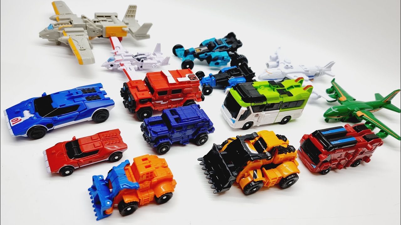 TOBOT V MINI SEASON3 ALL ROBOT TOYS TRANSFORMATION - YouTube