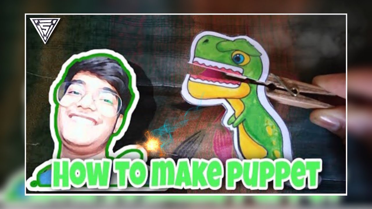 How to make puppet at home - YouTube